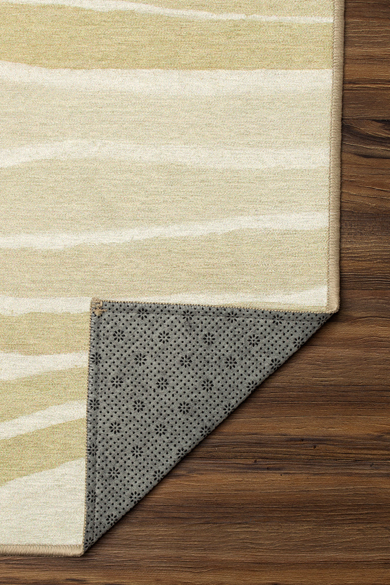 Waves Natural Washable Rug – My Magic Carpet | Washable Rugs